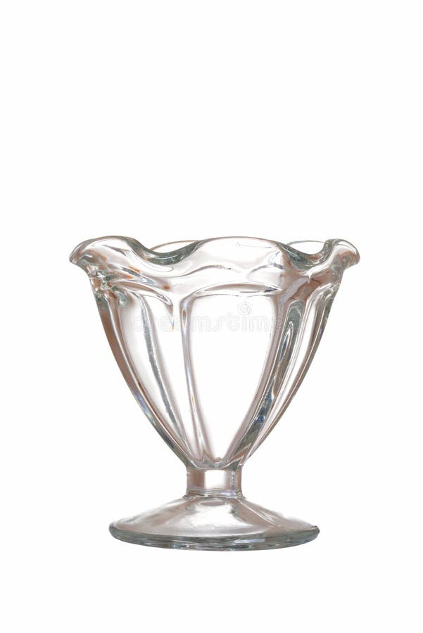 Empty sundae glass stock photo. Image of white, closeup - 29607628