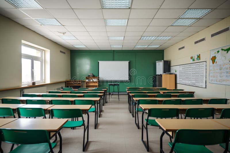 Empty Sunlit Classroom stock photo. Image of preparation - 327668590 Empty Sunlit Classroom stock photo. Image of preparation - 327668590