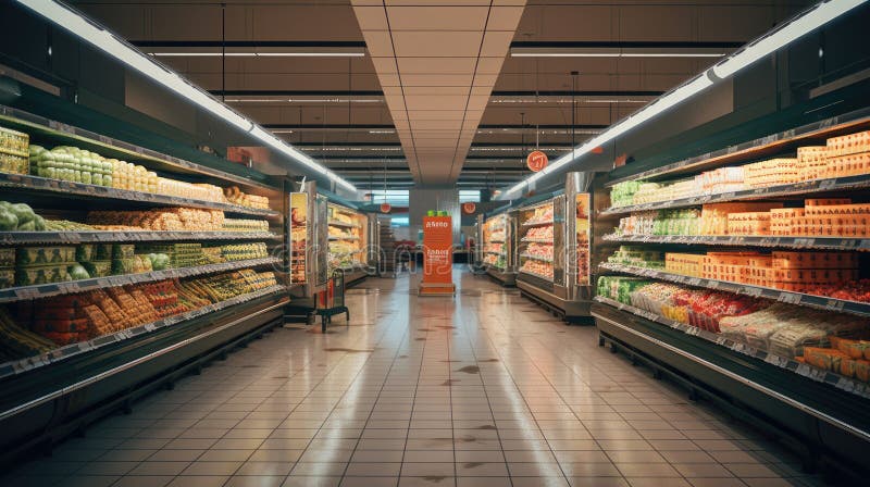 Empty Supermarket Shelves, a Visual Representation of the Impact of ...