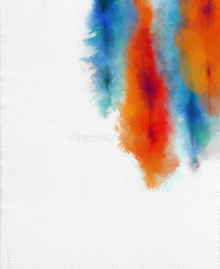 Abstract Multi-Color Splash Design on Textured Blank Surface. Stock ...