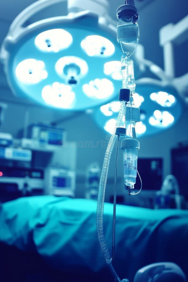 Empty Surgical Operating Room, Equipment, Surgical Lights, Operating ...