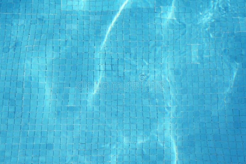 Empty Swimming Pool with Clear Water, Top View Stock Photo - Image of ...