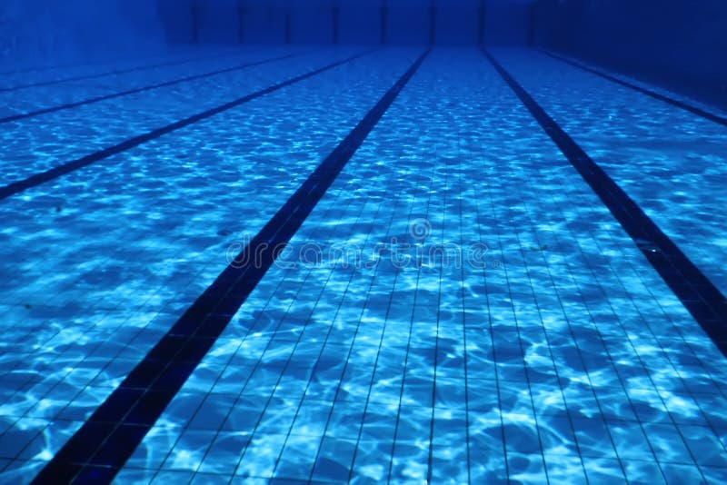 Empty Swimming Pool Underwater Stock Image - Image of crystal, swim ...