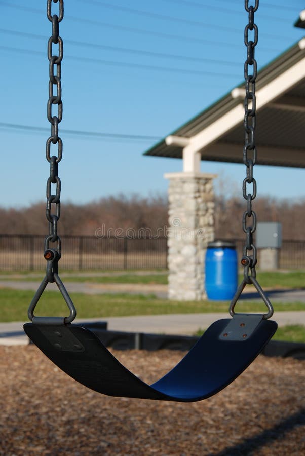 Empty Swing stock image. Image of outside, equipment - 22985571