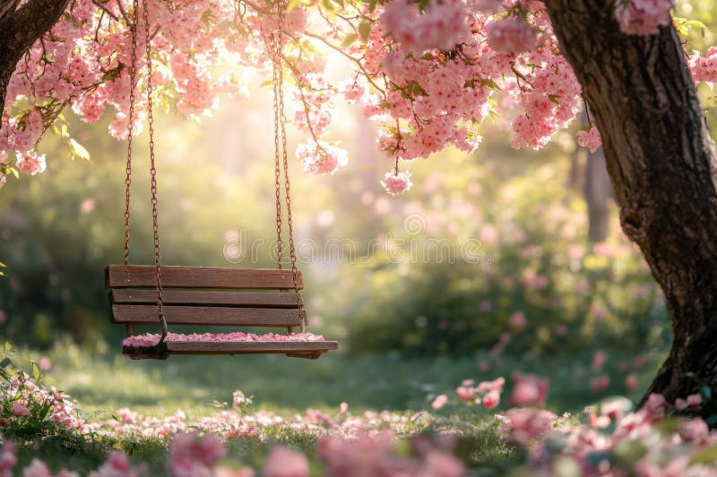 Falling Petals Forest Path Stock Photos - Free & Royalty-Free Stock ...