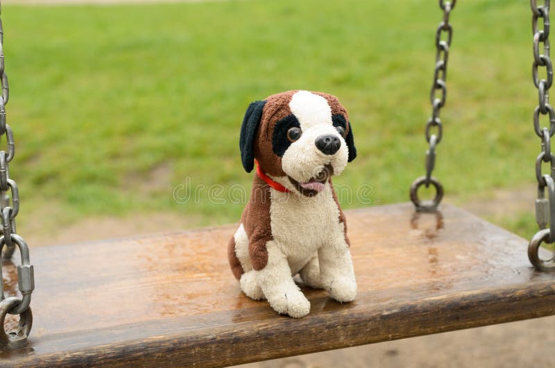 Empty Swings. the Lost Child. Stock Image - Image of swing, recreation ...