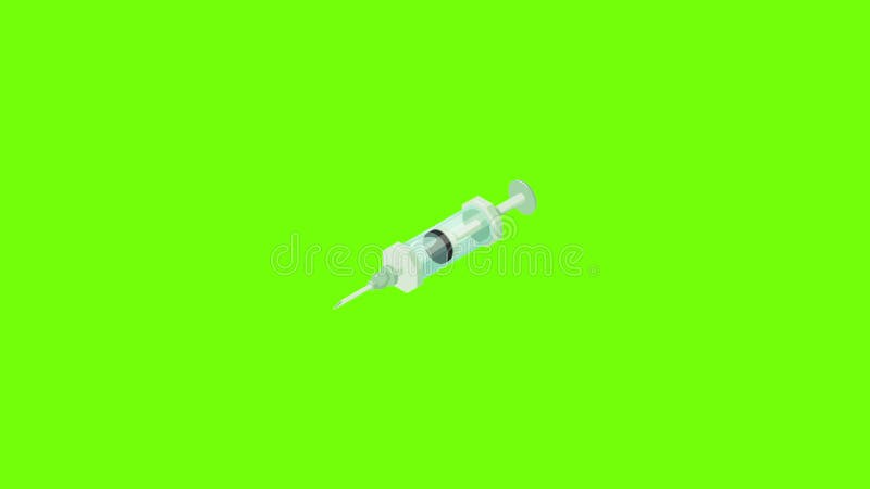 Syringe icon animation stock video. Video of icon, medicine - 217974745