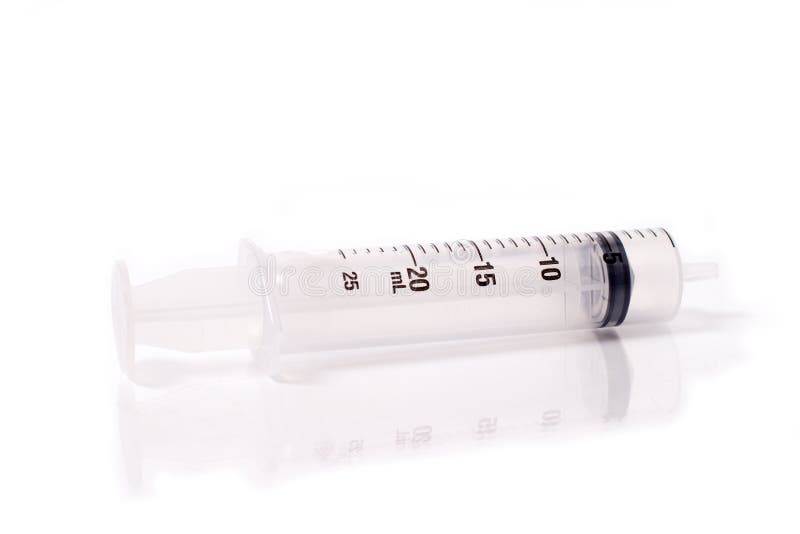 Empty syringe isolated stock image. Image of liquid, syringe - 66893371