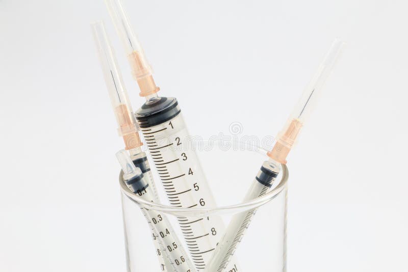 Empty Syringe stock photo. Image of needle, medical, hospital - 55240470