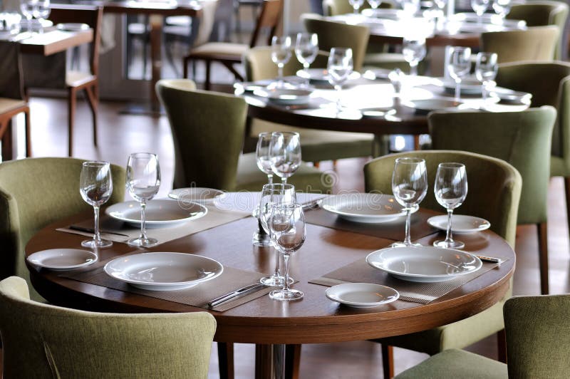 Empty Table in a 5 Start Restaurant Stock Photo - Image of hotel ...