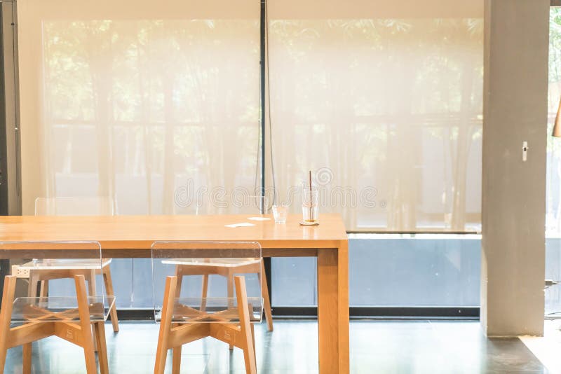 Empty table and chair stock photo. Image of table, modern - 89786372