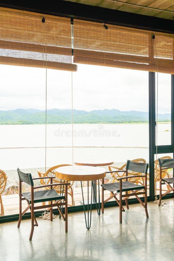 Empty Table and Chair in Restaurant Stock Photo - Image of restaurant ...