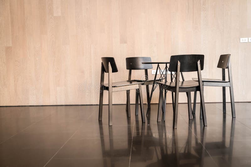 Empty table and chair stock photo. Image of style, furniture - 89787260