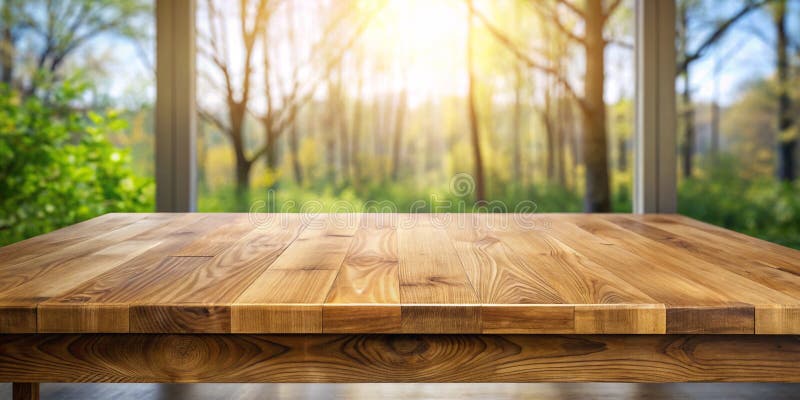 Empty Table for Display Montages Stock Illustration - Illustration of ...