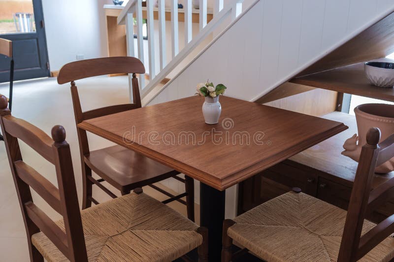 Empty Table stock image. Image of design, material, architecture - 49505637