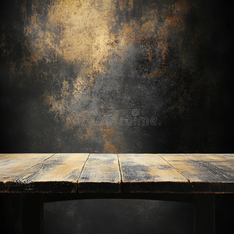Empty Table for Product Display Montages. Can Be Used As Background ...