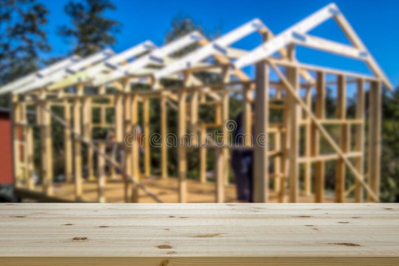 Empty Table Top for Product Display Montage. Stock Image - Image of ...