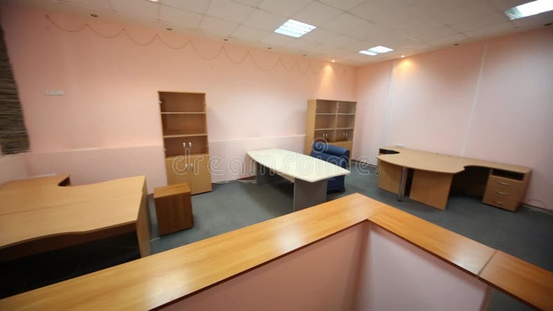 Empty Tables and Cabinets in the Waiting Room, the Stock Footage ...