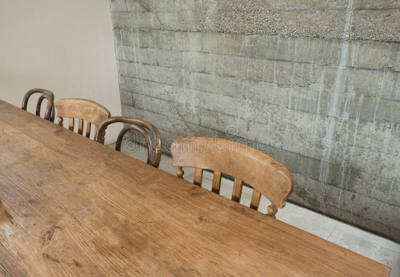 Empty Tables and Chairs Interior of a Restaurant Stock Image - Image of ...