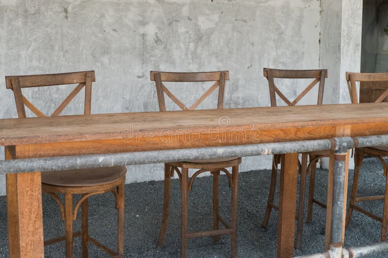 Empty Tables and Chairs Interior of a Restaurant Stock Image - Image of ...