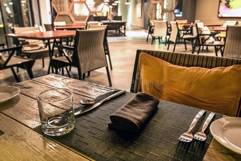 Empty tables stock image. Image of cafe, breakfast, luxury - 93709621