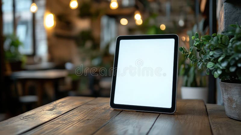 Empty Tablet Display Ready for Your App or Content Stock Illustration ...