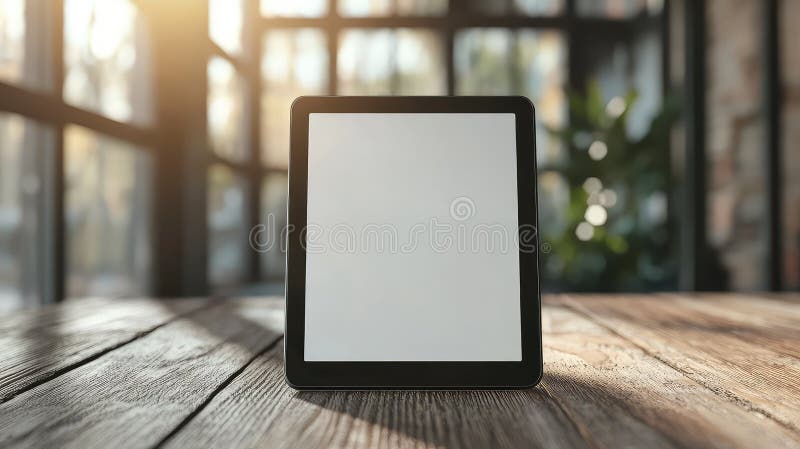 Empty Tablet Display Ready for Your App or Content Stock Illustration ...