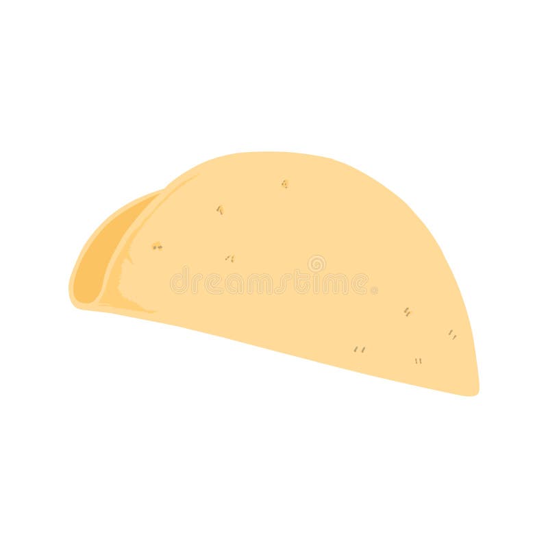 Empty Taco Shell Vector stock vector. Illustration of vector - 142546851