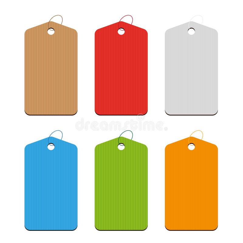 Empty tag vector set stock vector. Illustration of sticker - 95933367