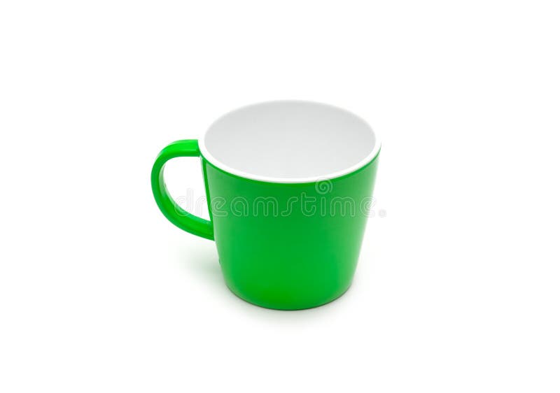 Empty Tea Cup Close Up on Isolated White Background Stock Photo - Image ...