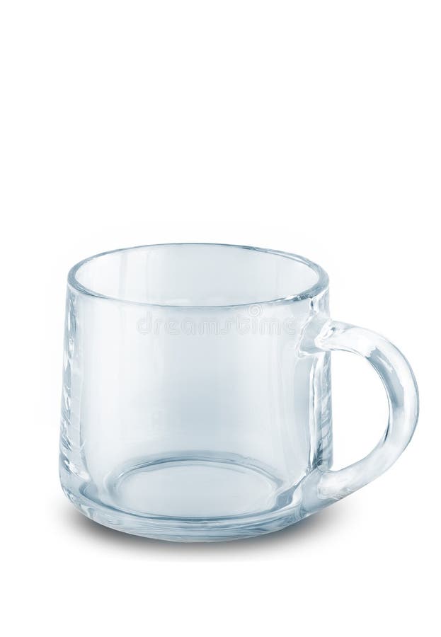 Empty tea glass stock image. Image of coffee, isolated - 232760687