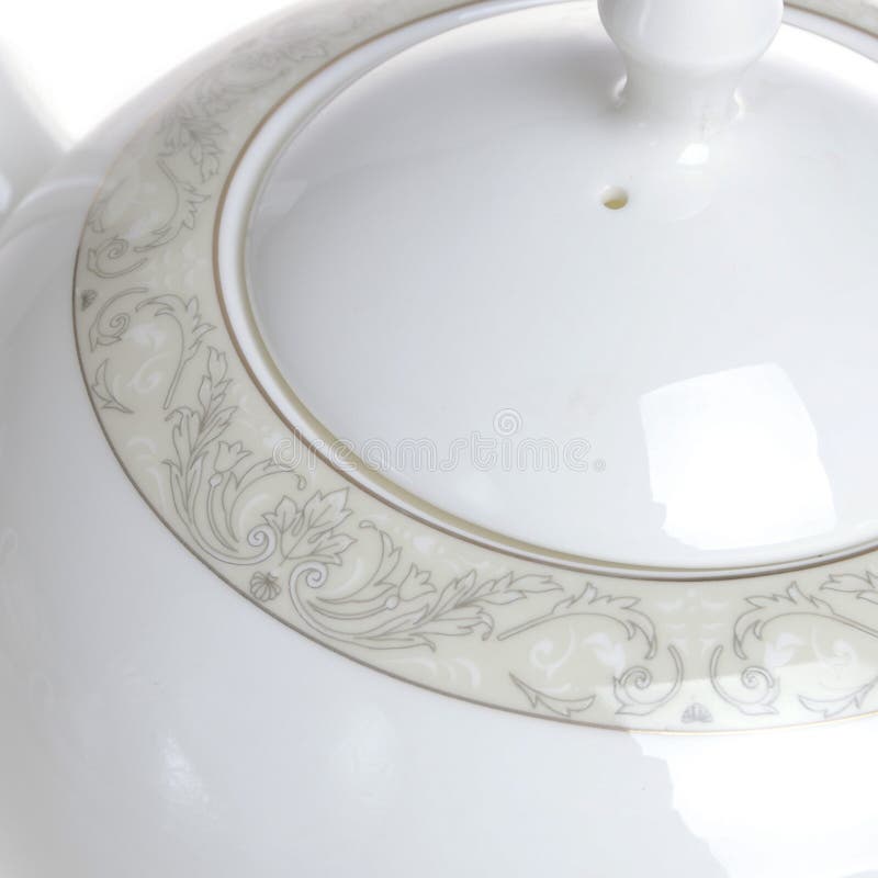 Empty tea pot isolated stock image. Image of background - 87195357