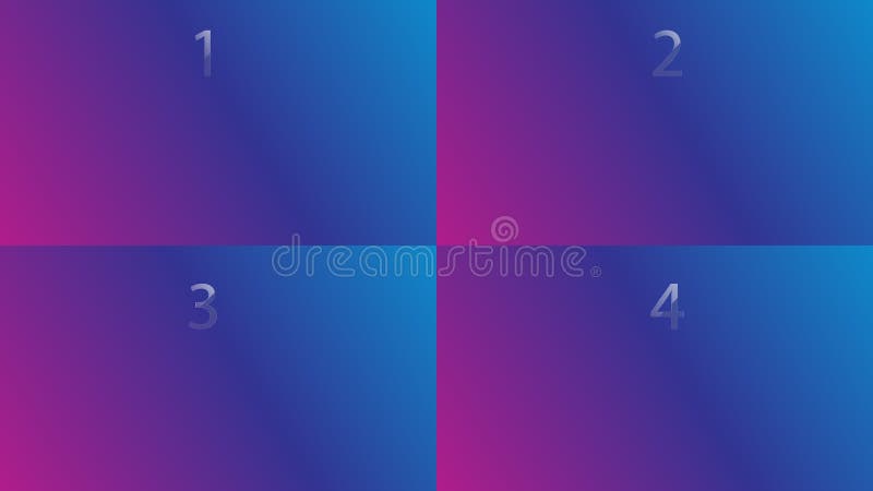 Four Empty Fields for Structuring Information Stock Vector ...