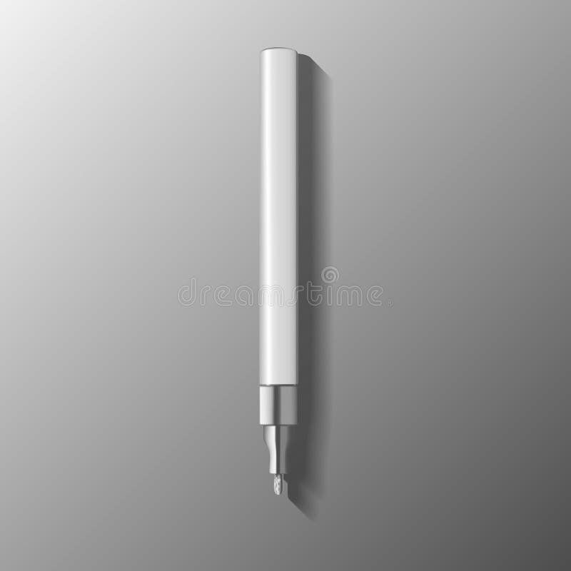 Empty Template of Marker Pen without Color Stock Vector - Illustration ...
