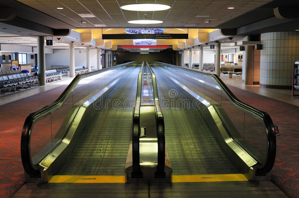 Empty Terminal stock image. Image of horizontal, conveyor - 15025815