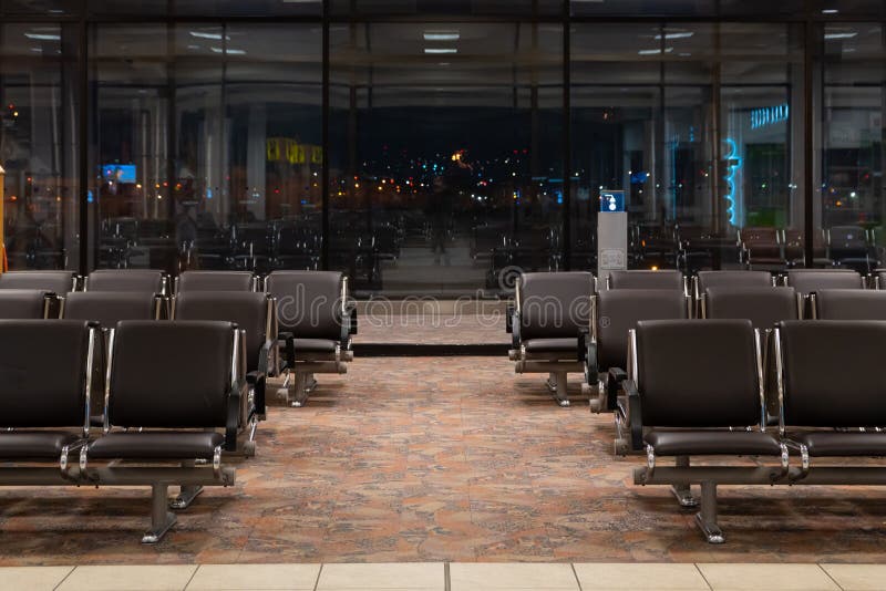Empty Airport Terminal stock photo. Image of terminal - 250636736