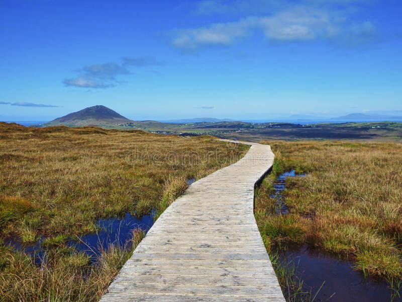 Empty Terrace at Bantry House in Ireland, Late Afternoon Stock Image ...