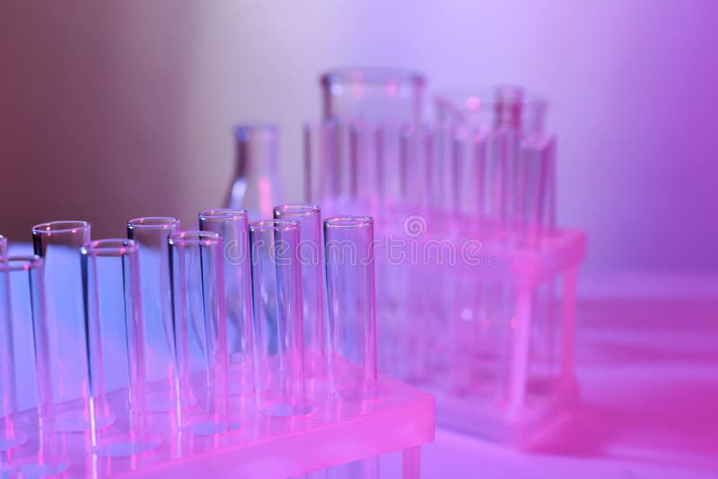 Empty Test Tubes in Laboratory Stock Image - Image of empty ...