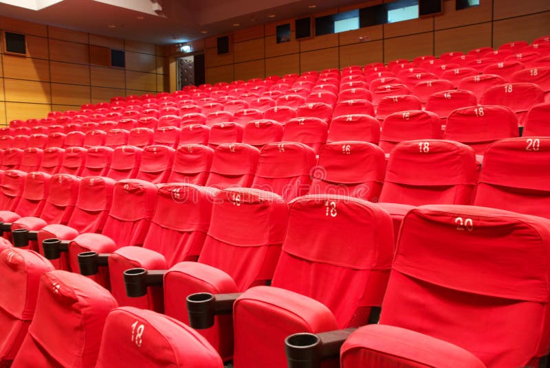 Empty theater stock photo. Image of building, light, cinema - 12789936