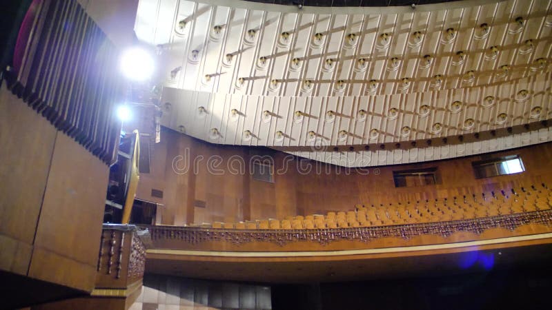 Empty Theater Hall in the Opera House. Interior of the Opera House ...