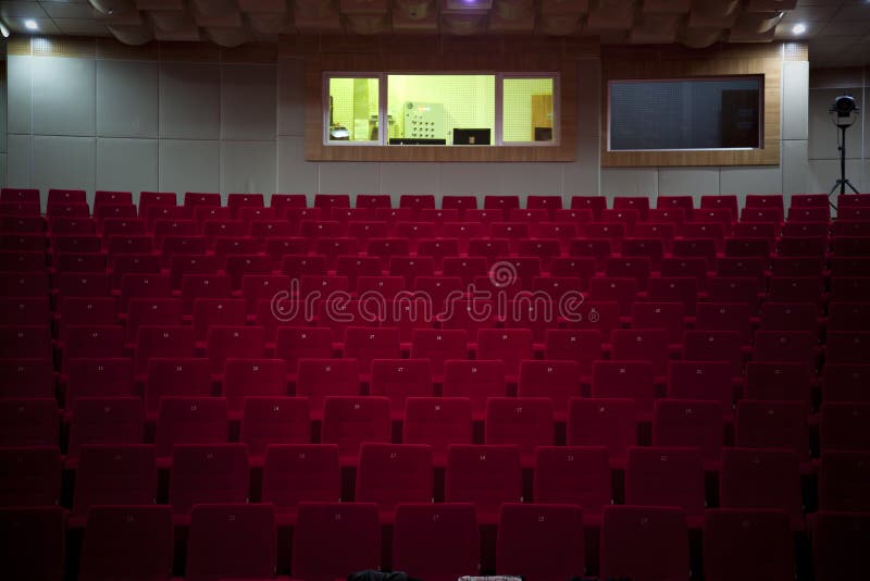 Theater seating stock image. Image of empty, upholstery - 326449