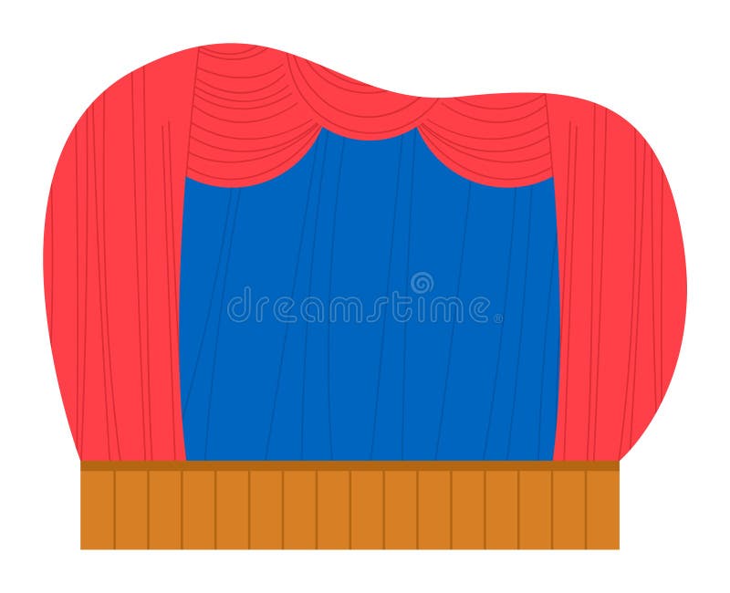 Stage Curtains Floor Stock Illustrations – 2,538 Stage Curtains Floor ...