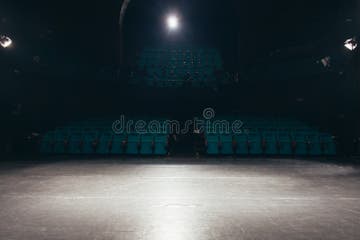 Empty theater stage stock image. Image of pattern, drama - 91134583