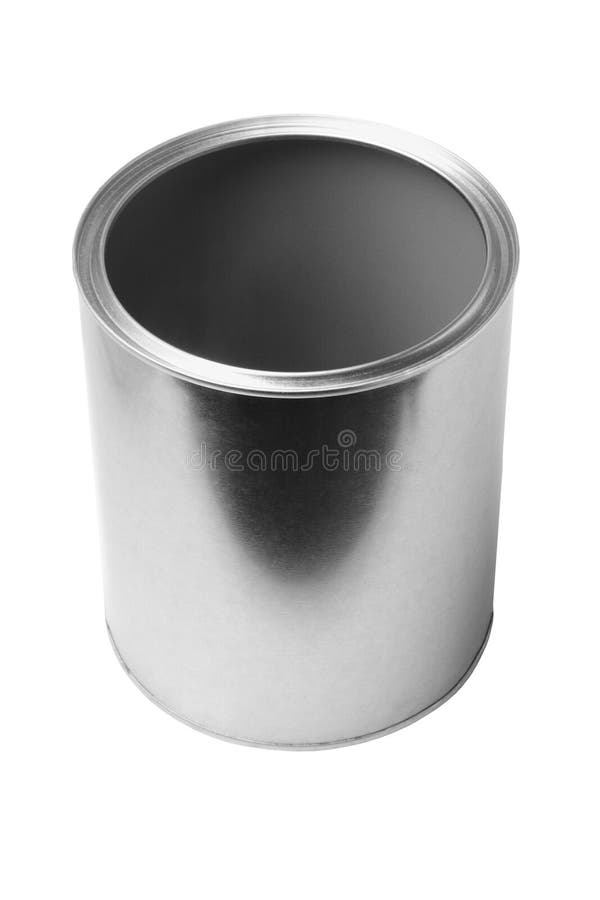 Empty Tin Can stock image. Image of shiny, storage, metallic - 25974671