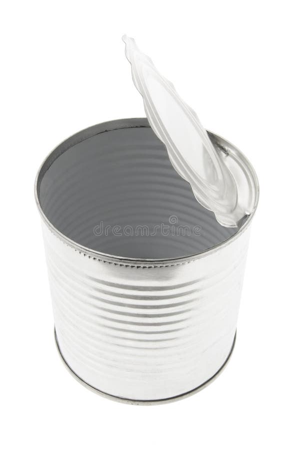 Empty Tin Can stock image. Image of background, isolated - 6204853