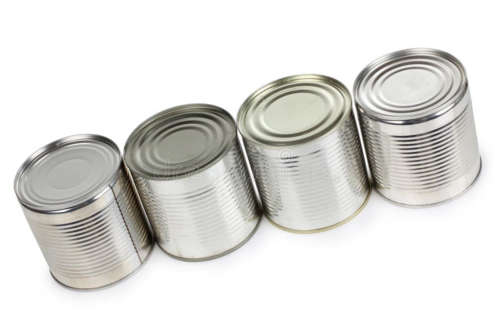 Empty tins stock photo. Image of tinned, canned, silver - 28957030