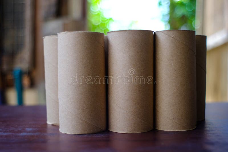 Empty tissue paper roll stock photo. Image of sanitation - 91325426