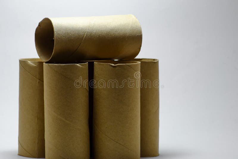 Empty tissue paper roll stock photo. Image of lavatory - 90659728