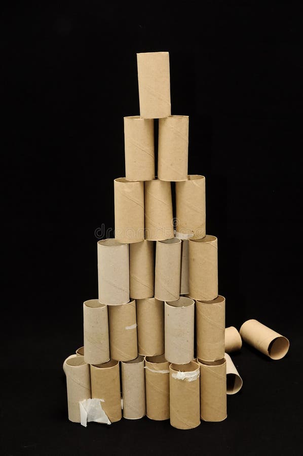 Empty Toilet Paper Roll stock image. Image of hygienic - 239531413