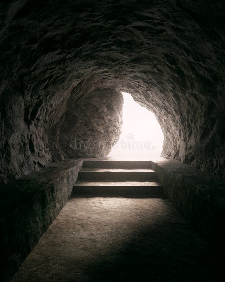 Empty Tomb Background stock image. Image of alive, opening - 270399127